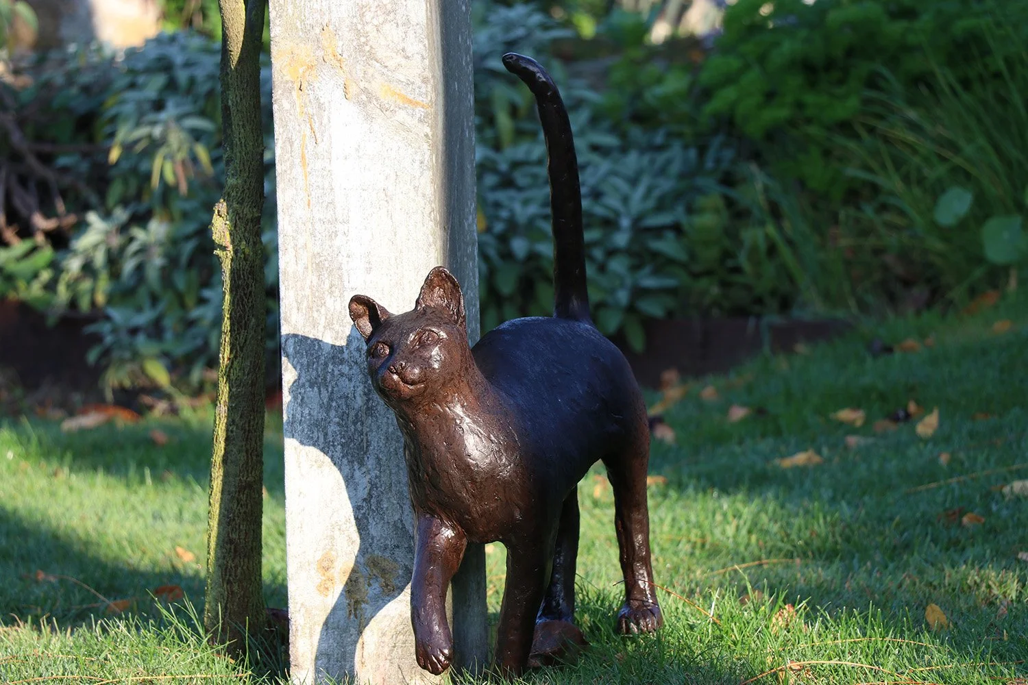 Cat Bronze Sculpture — Le Blanc Fine Art