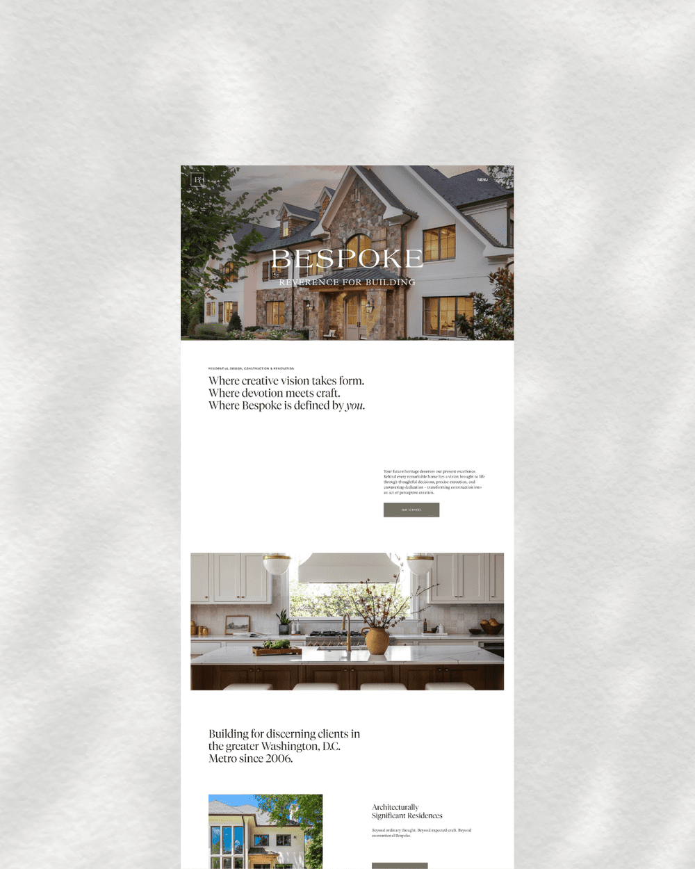 Bespoke Builder – Custom Home Builder Branding — Courtesy Of Creative ...