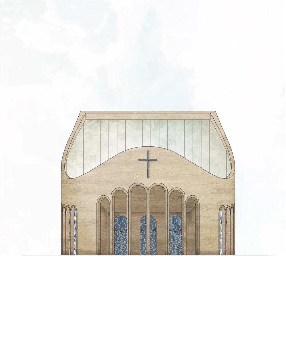 Sacred Heart Church Competition — DOS Architects