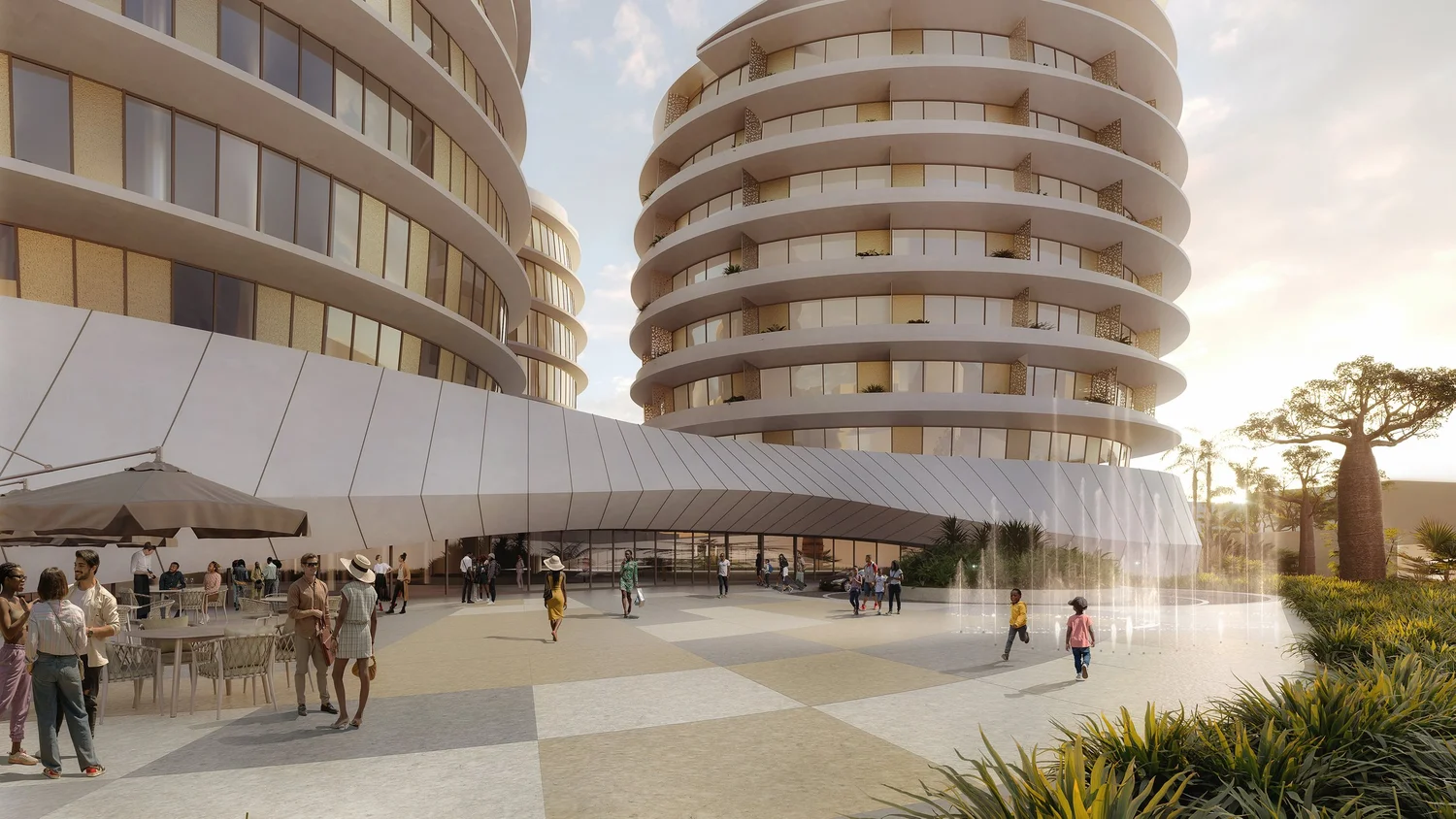 Mixed Use Dakar — DOS Architects