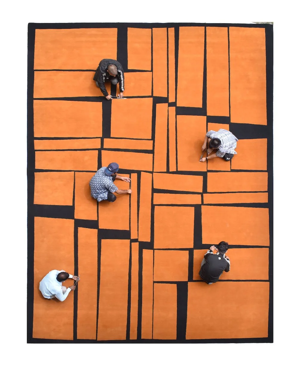 Window Pane Rug — Art and Loom