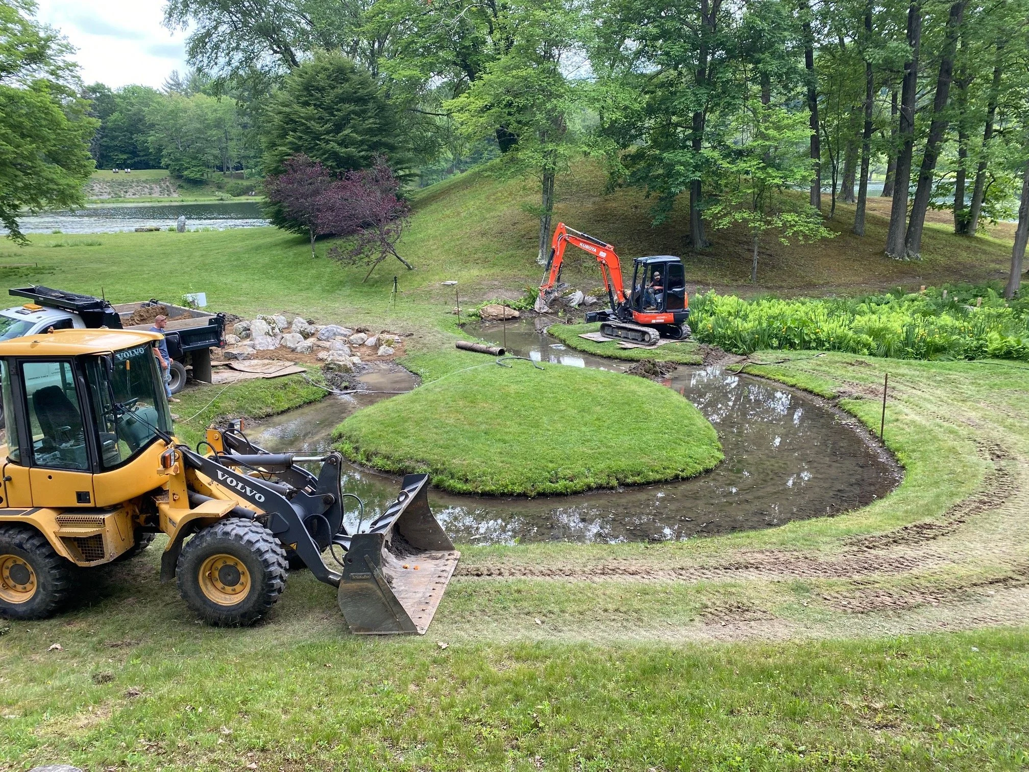 Reflowing the Meadow Stream — Innisfree Garden