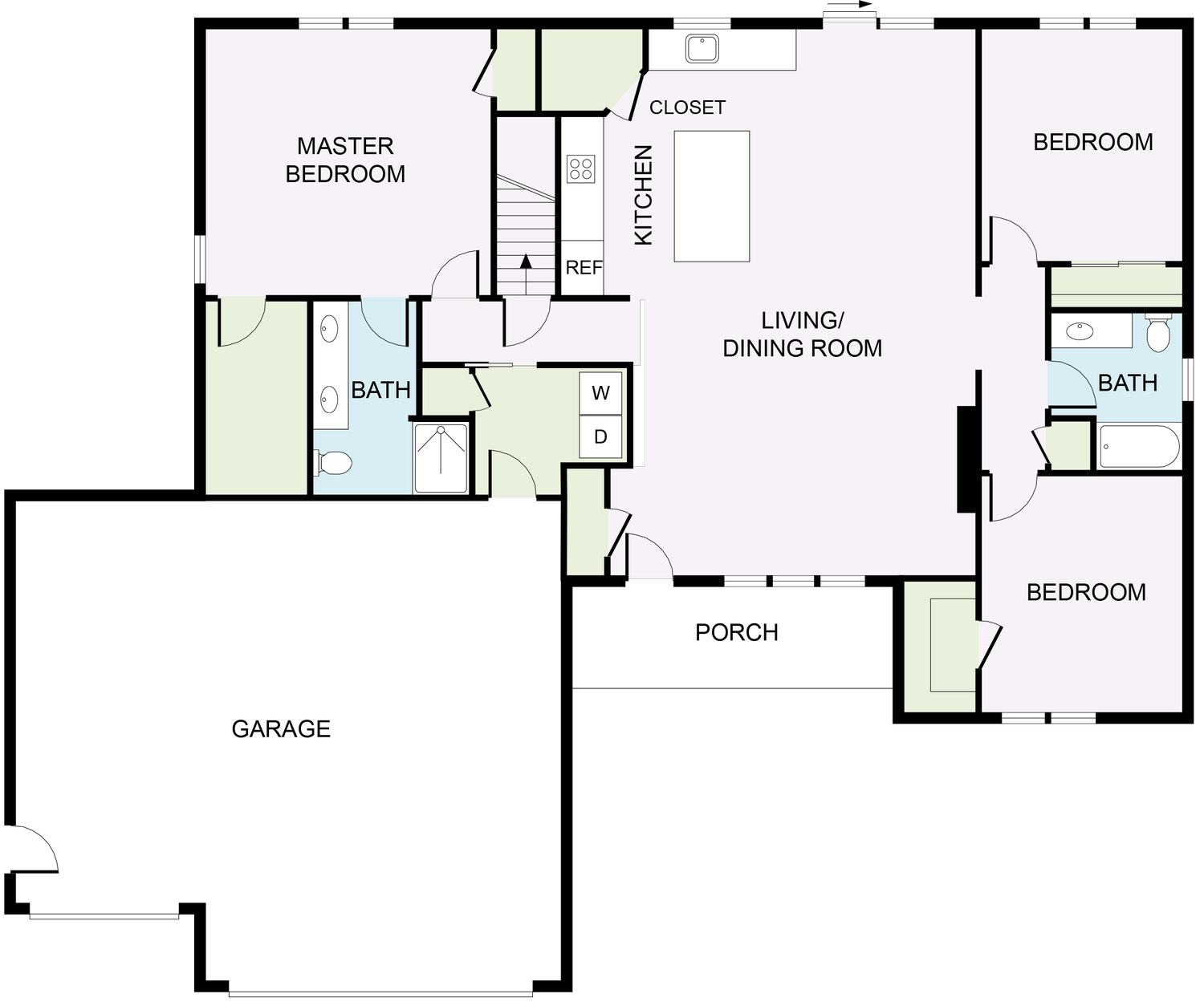 Oberon Major Floor Plan — Jones & Jones