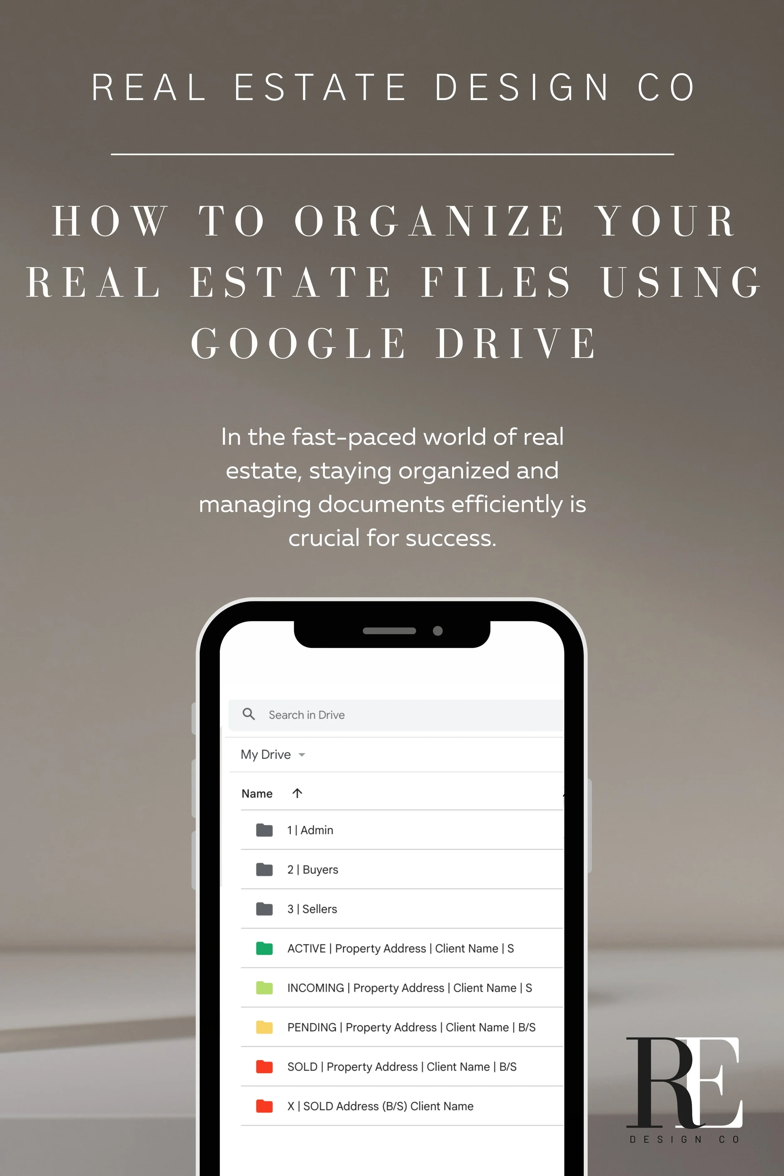 How to Organize Your Real Estate Files Using Google Drive — Real Estate ...