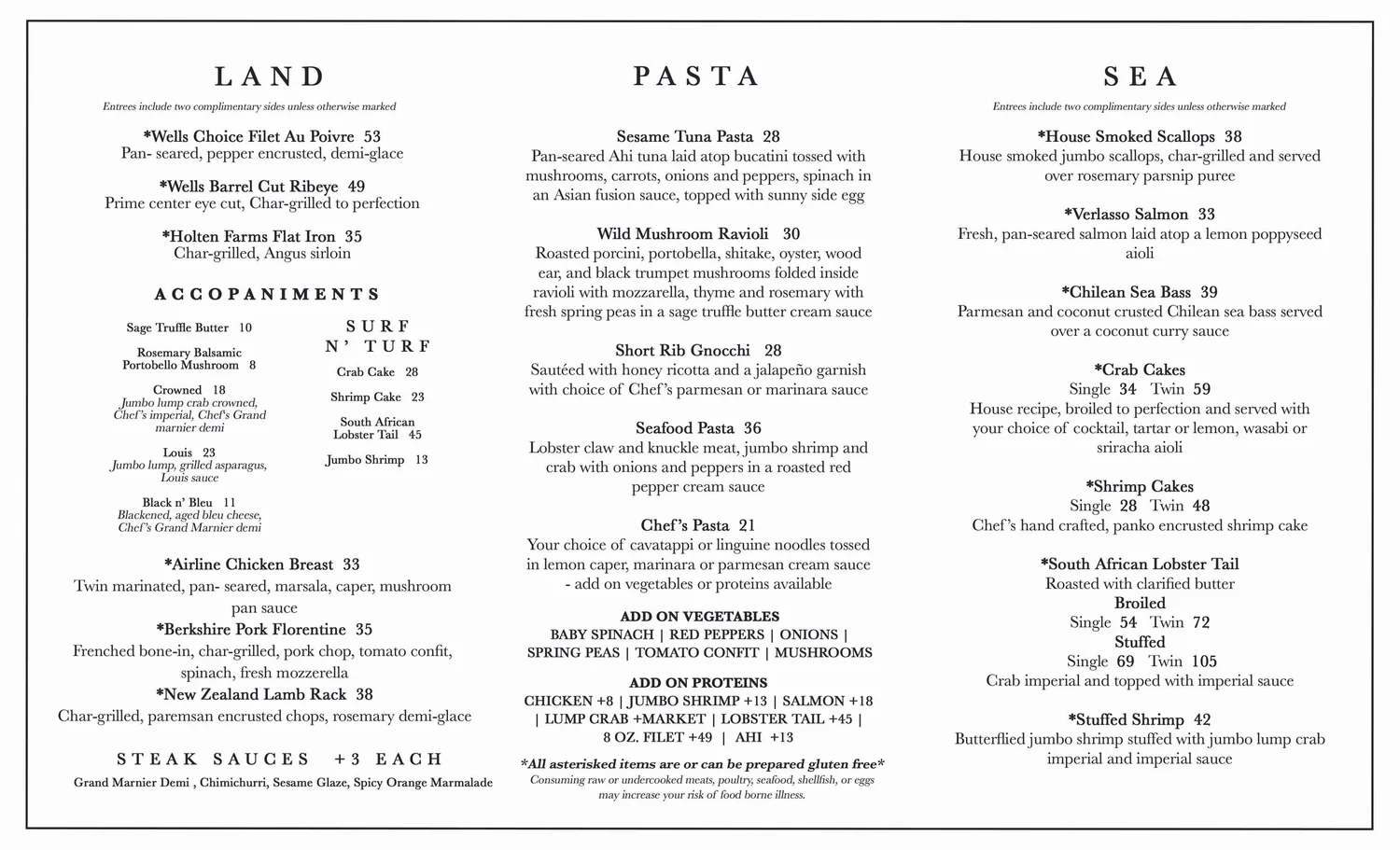 Backfin Blues Dinner — Backfin Blues