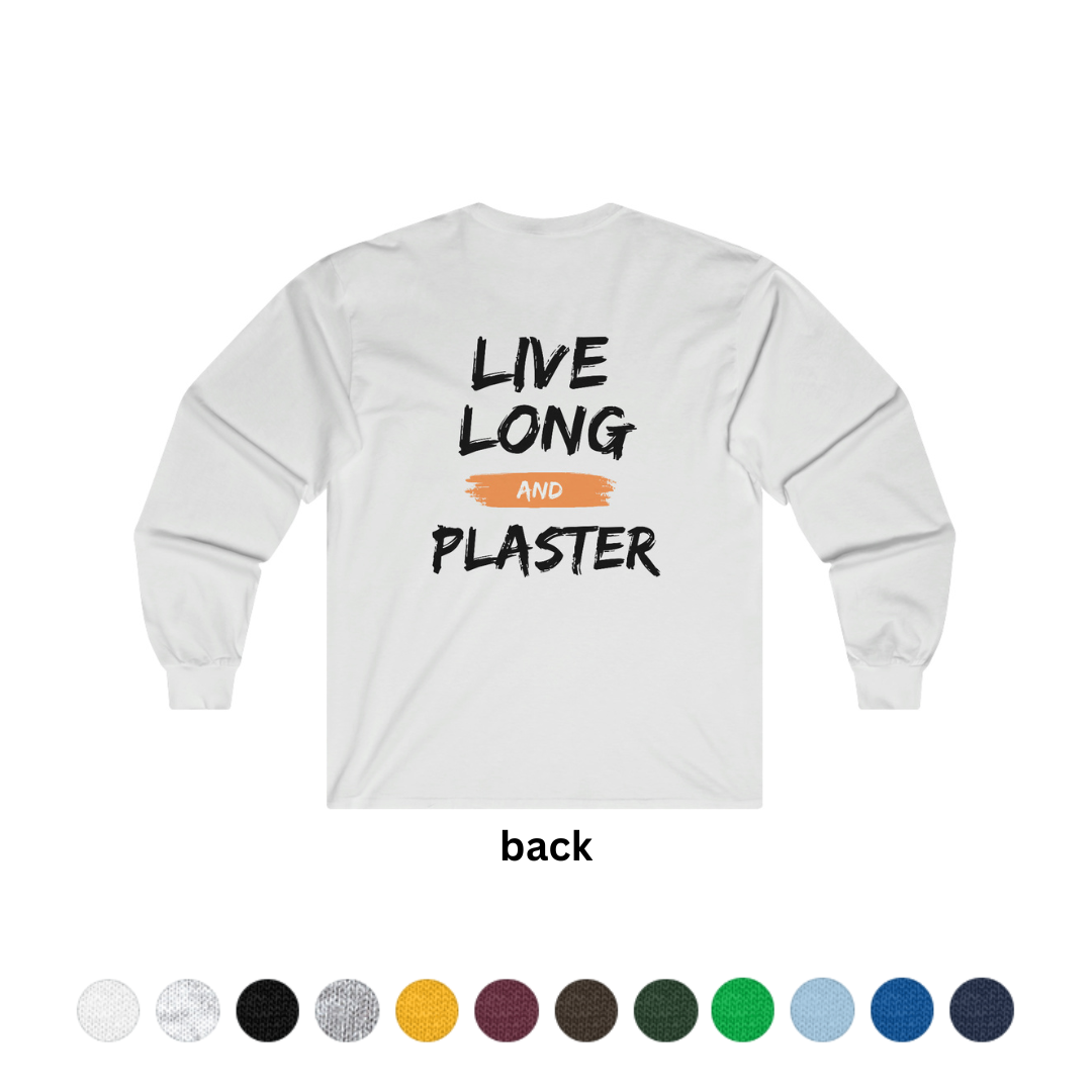"Live Long and Plaster" T-shirt — Live Long and Plaster