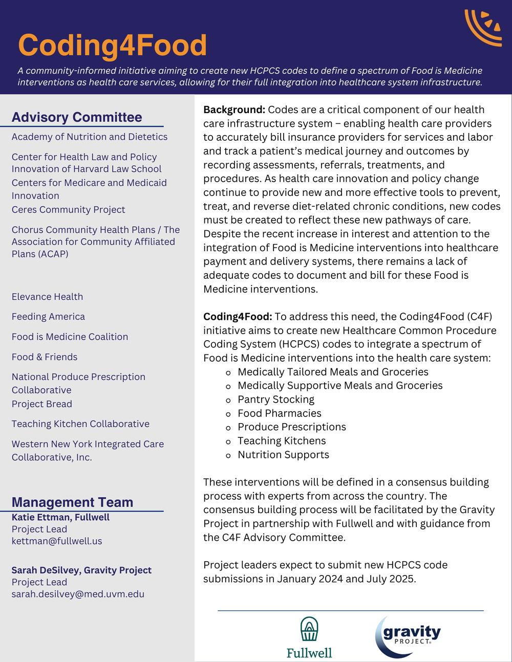 Coding4Food — California Medically Supportive Food & Nutrition