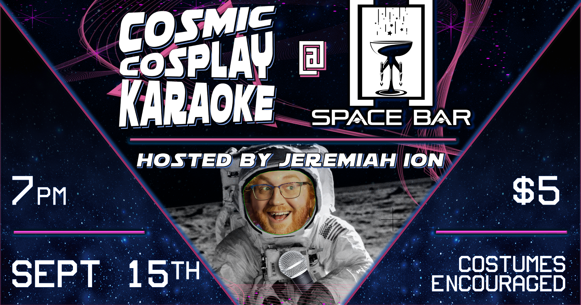Cosmic Cosplay Karaoke — Space Bar