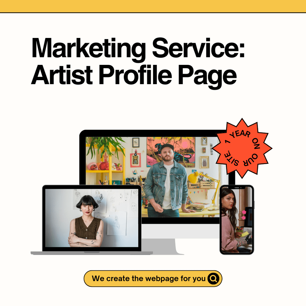 Artist Marketing Services - Artist Profile Page — The Alchemical Art