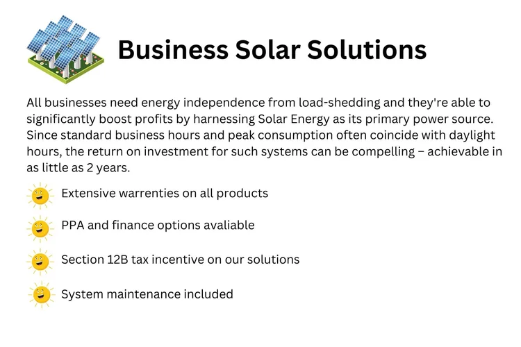 Rent to Own Solar Systems from R1750 PM | Sun Savings