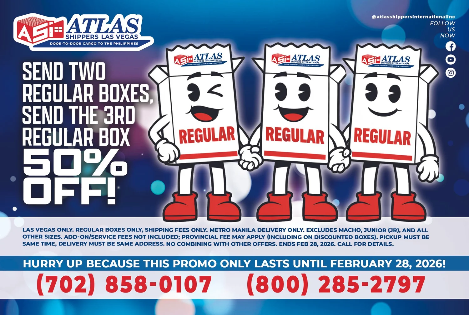 Las Vegas, NV — Atlas Shippers International, Inc. - Send Balikbayan Boxes