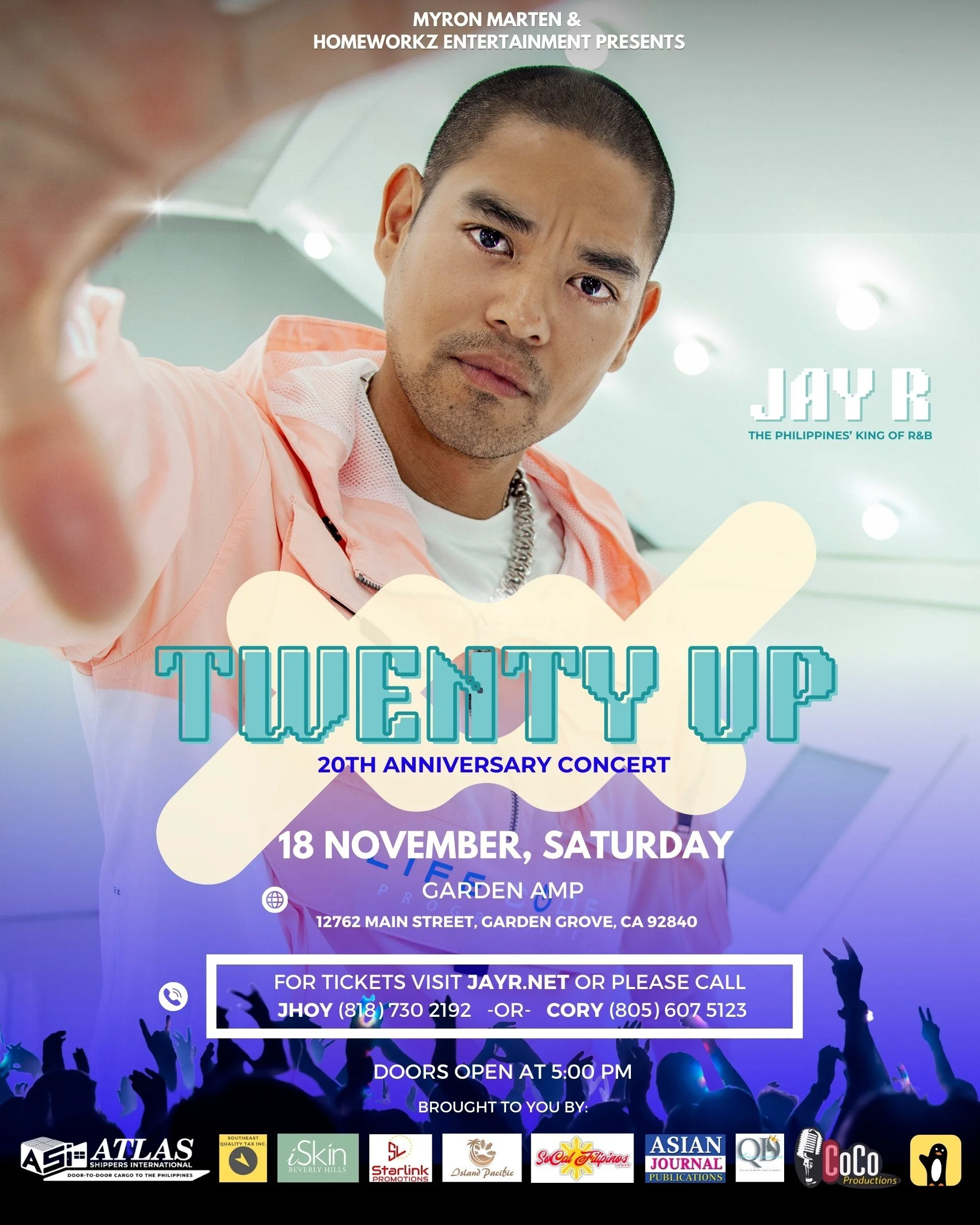 JOIN US AS WE CELEBRATE JAY R AT HIS 20TH ANNIVERSARY CONCERT — Atlas ...