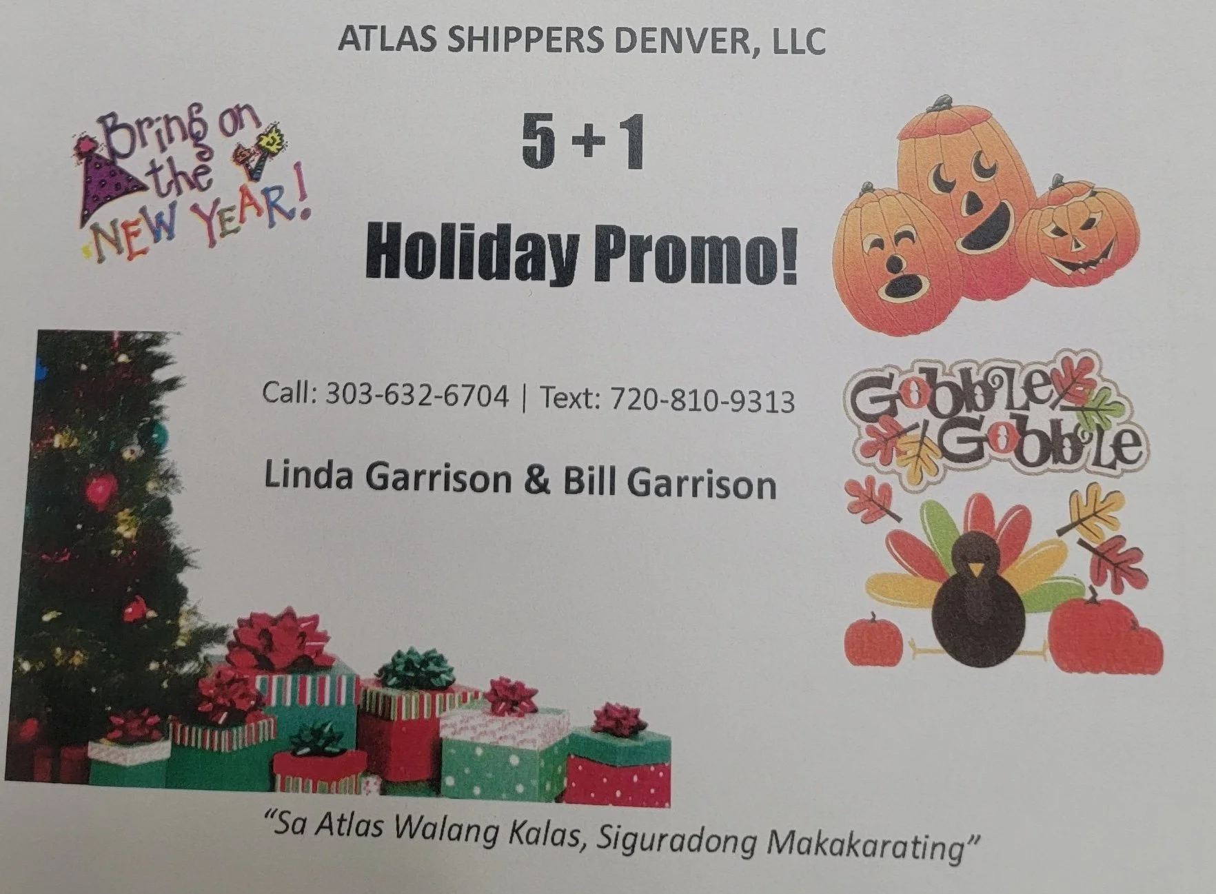 Denver, CO — Atlas Shippers International, Inc. - Send Balikbayan Boxes