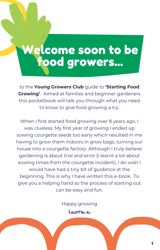 Starting Food Growing ebook — YOUNG GROWERS CLUB