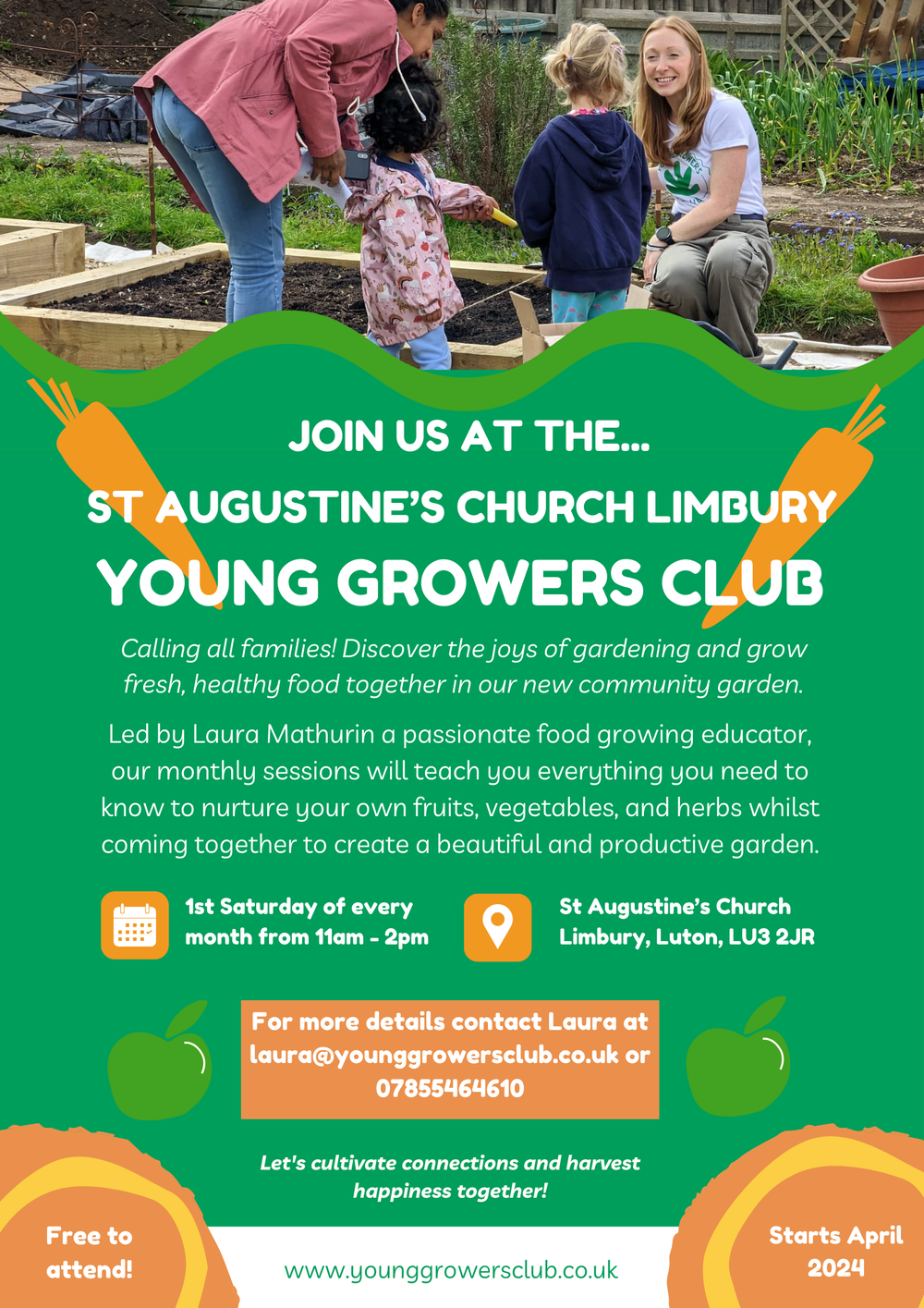 St Augustine's Church grow club — YOUNG GROWERS CLUB