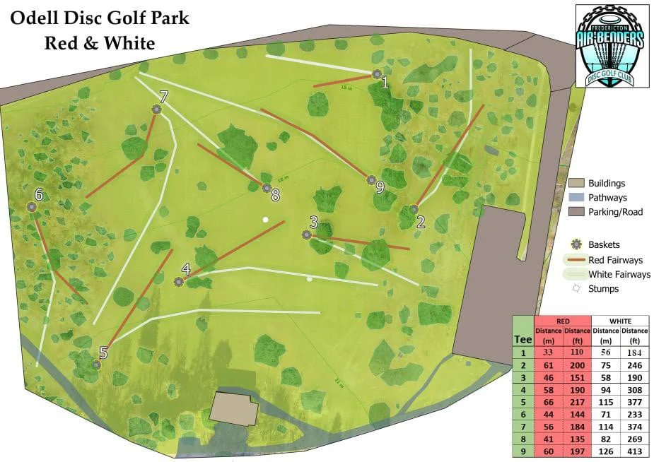 Courses - Odell Park — Fredericton Disc Golf