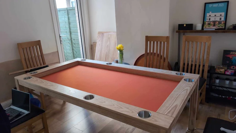 Board game tables and Crokinole boards hand made in the UK
