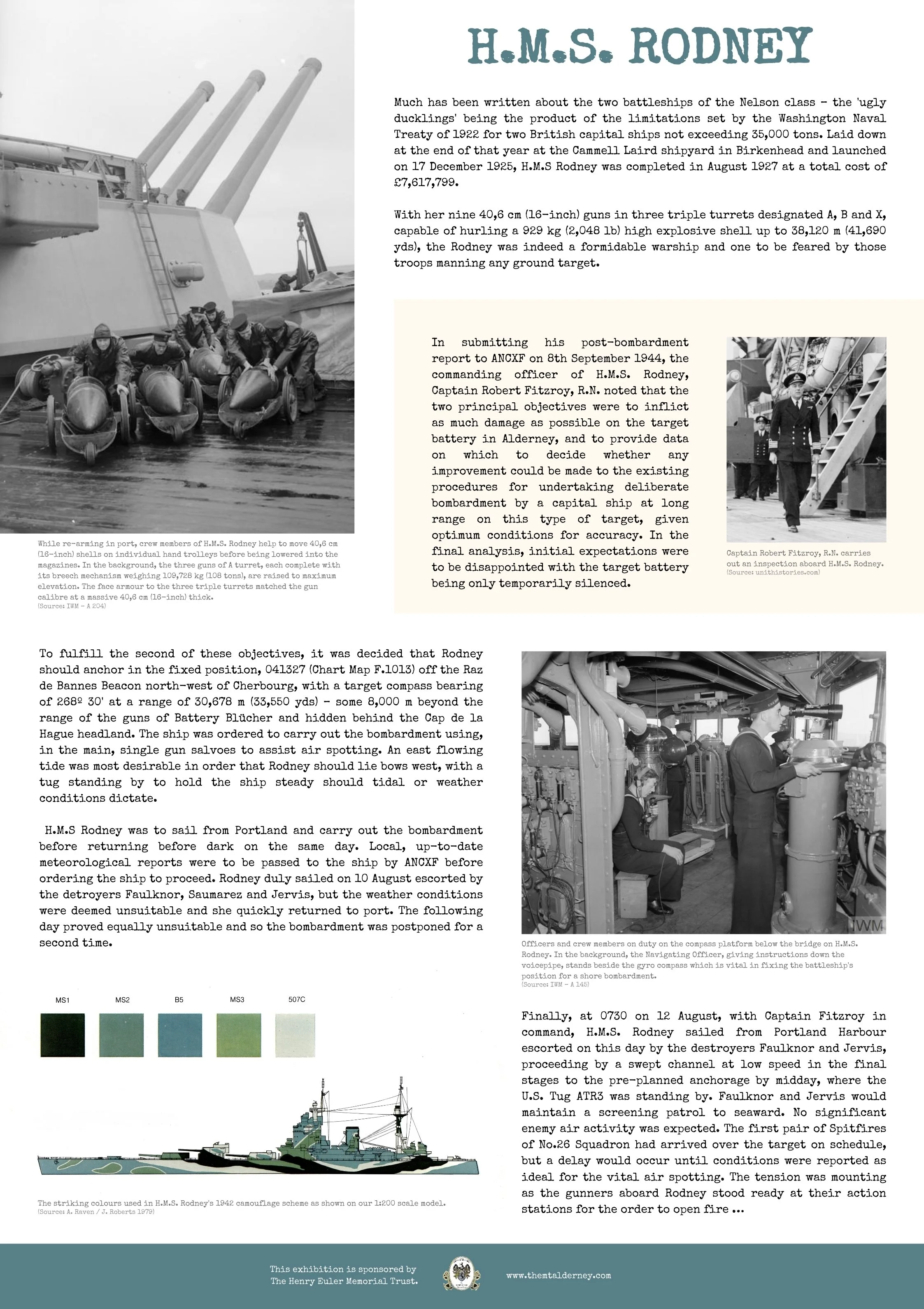 HMS Rodney — The Henry Euler Memorial Trust