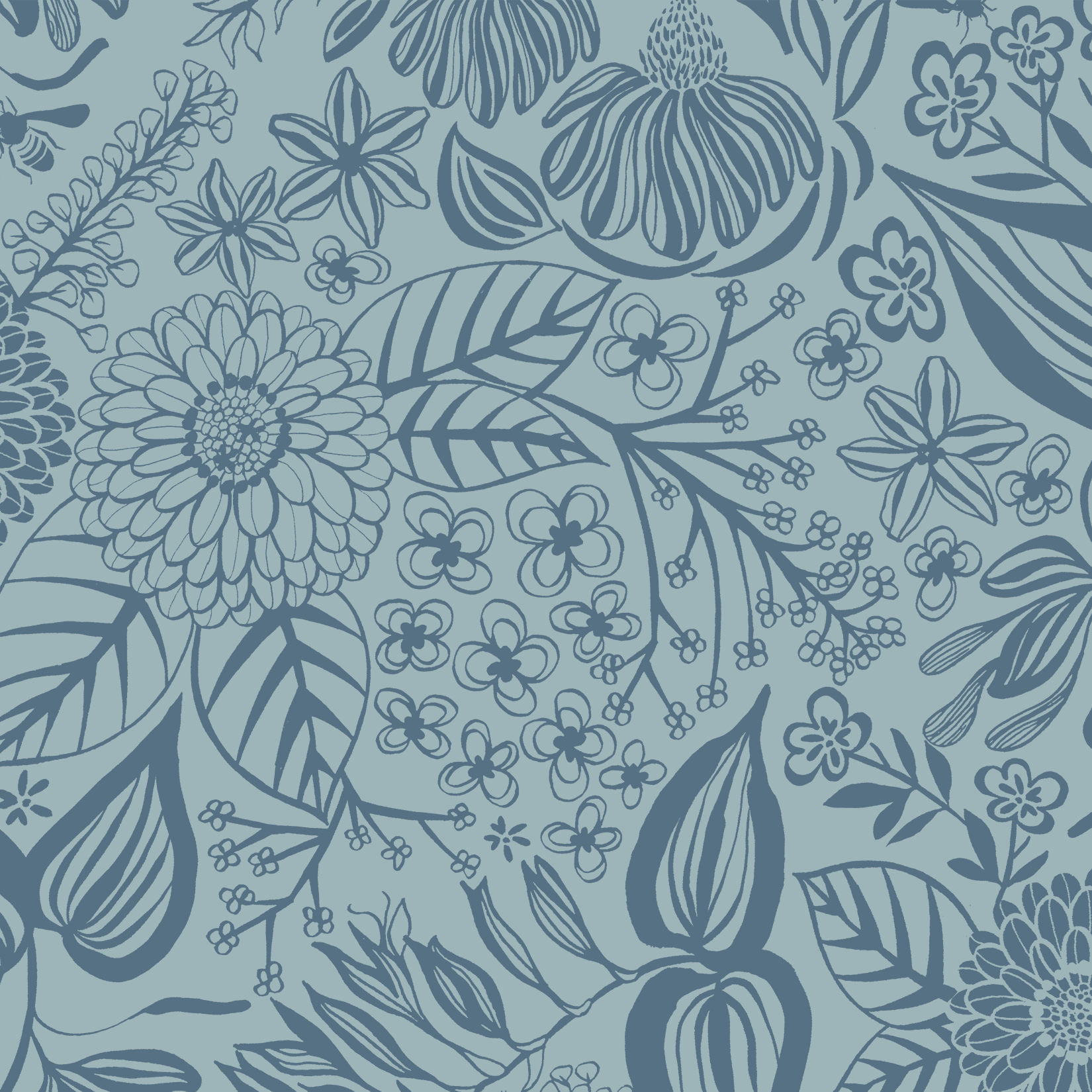textile prints and surface patterns portfolio of Elizabeth Halpern ...