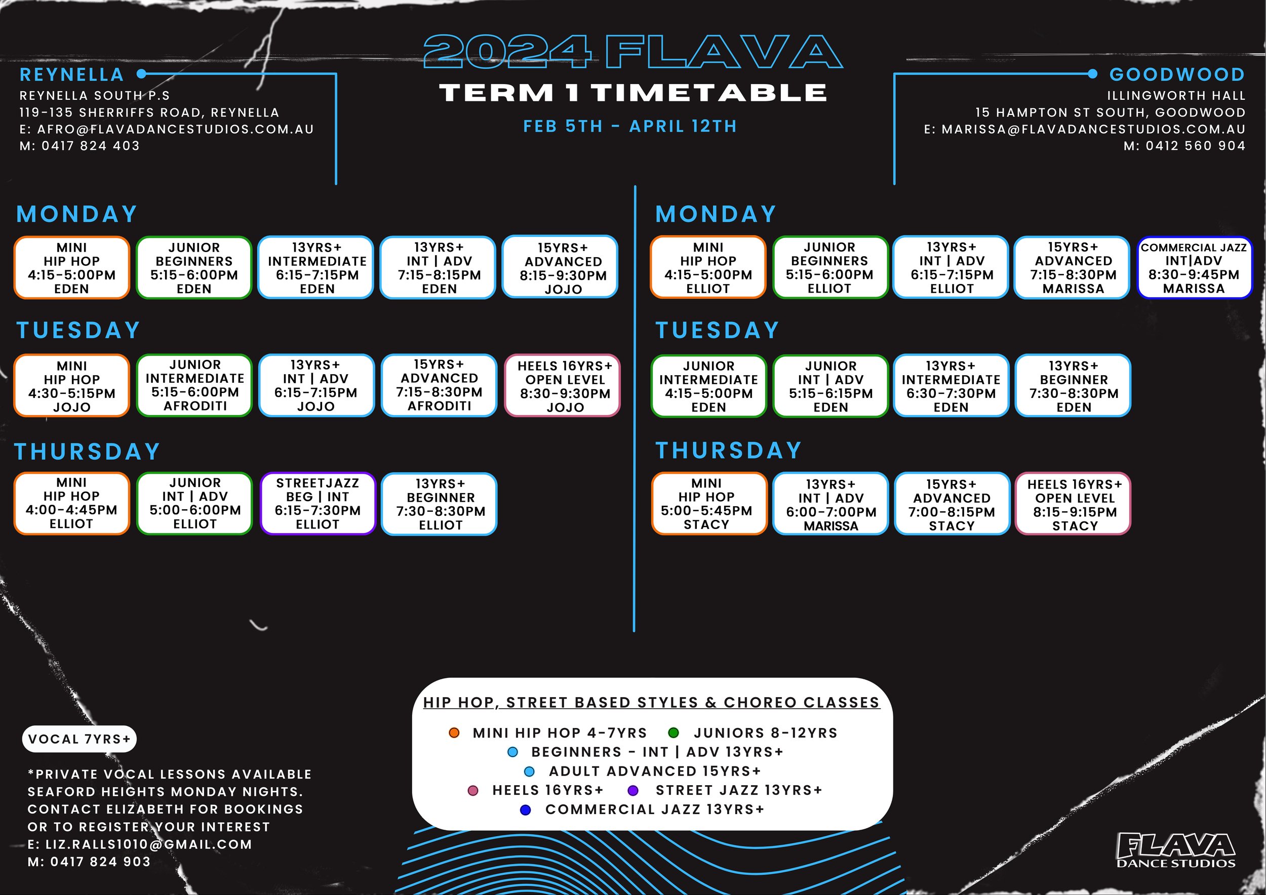 NEW STUDENTS — Flava Dance Studios