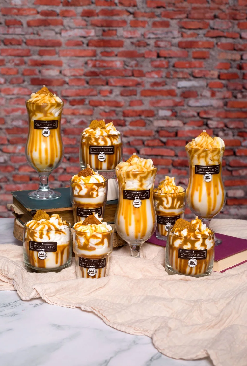 Salted Caramel scented candles — Cafè Candles Co