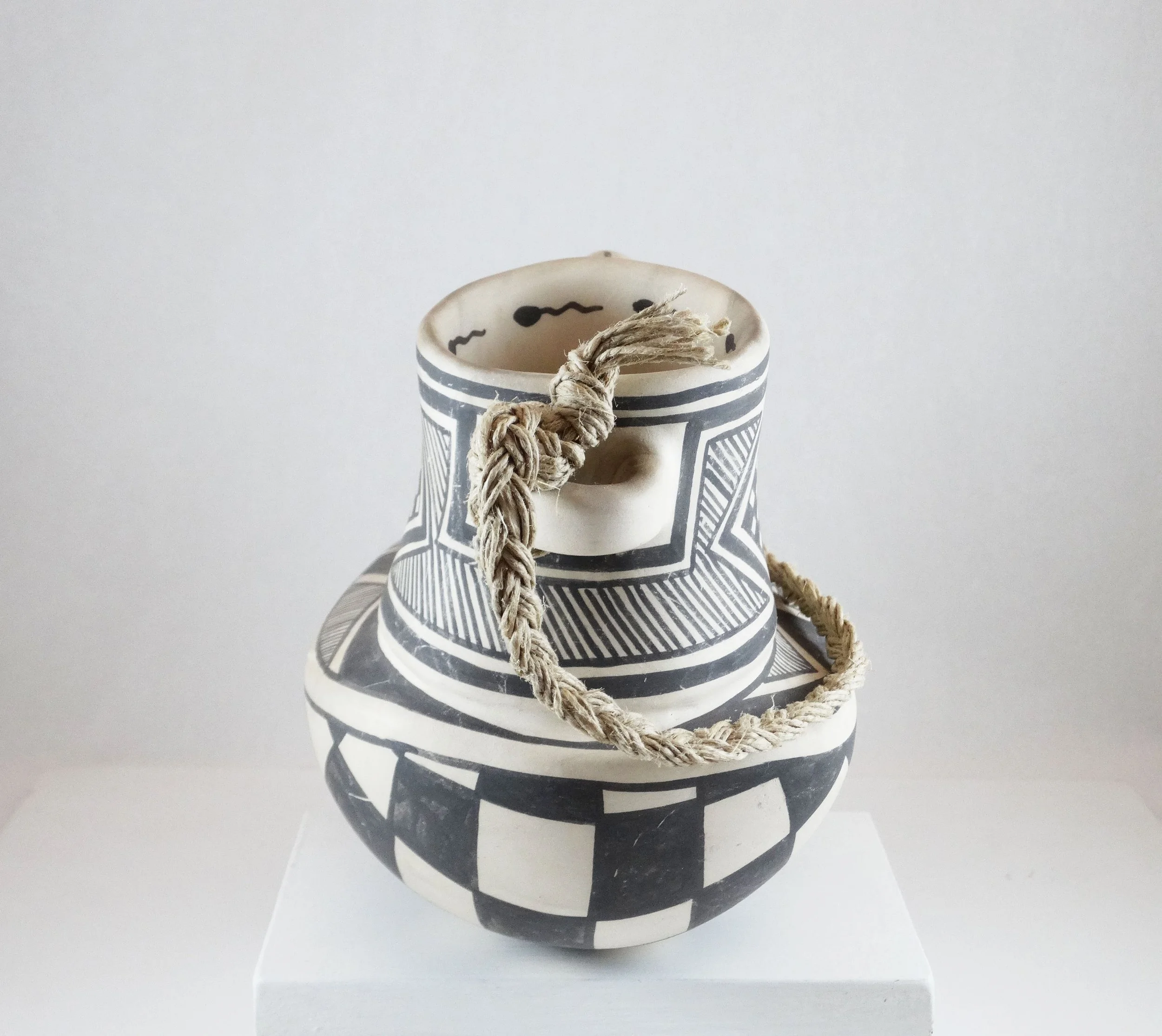 Tesuque Pottery Rain God Figurine — Morning Star Gallery