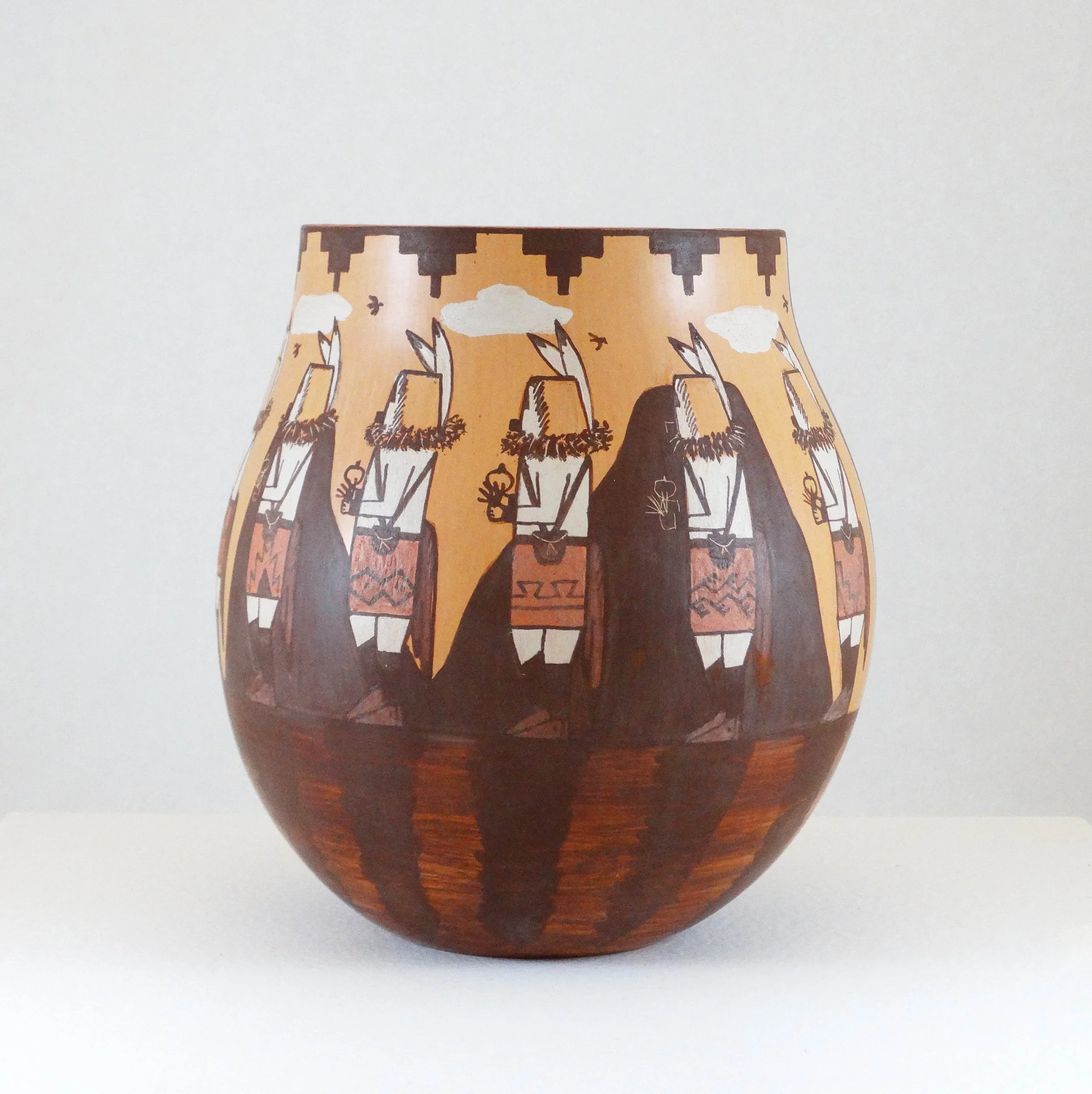 Hopi Black on Red Miniature Jar — Morning Star Gallery