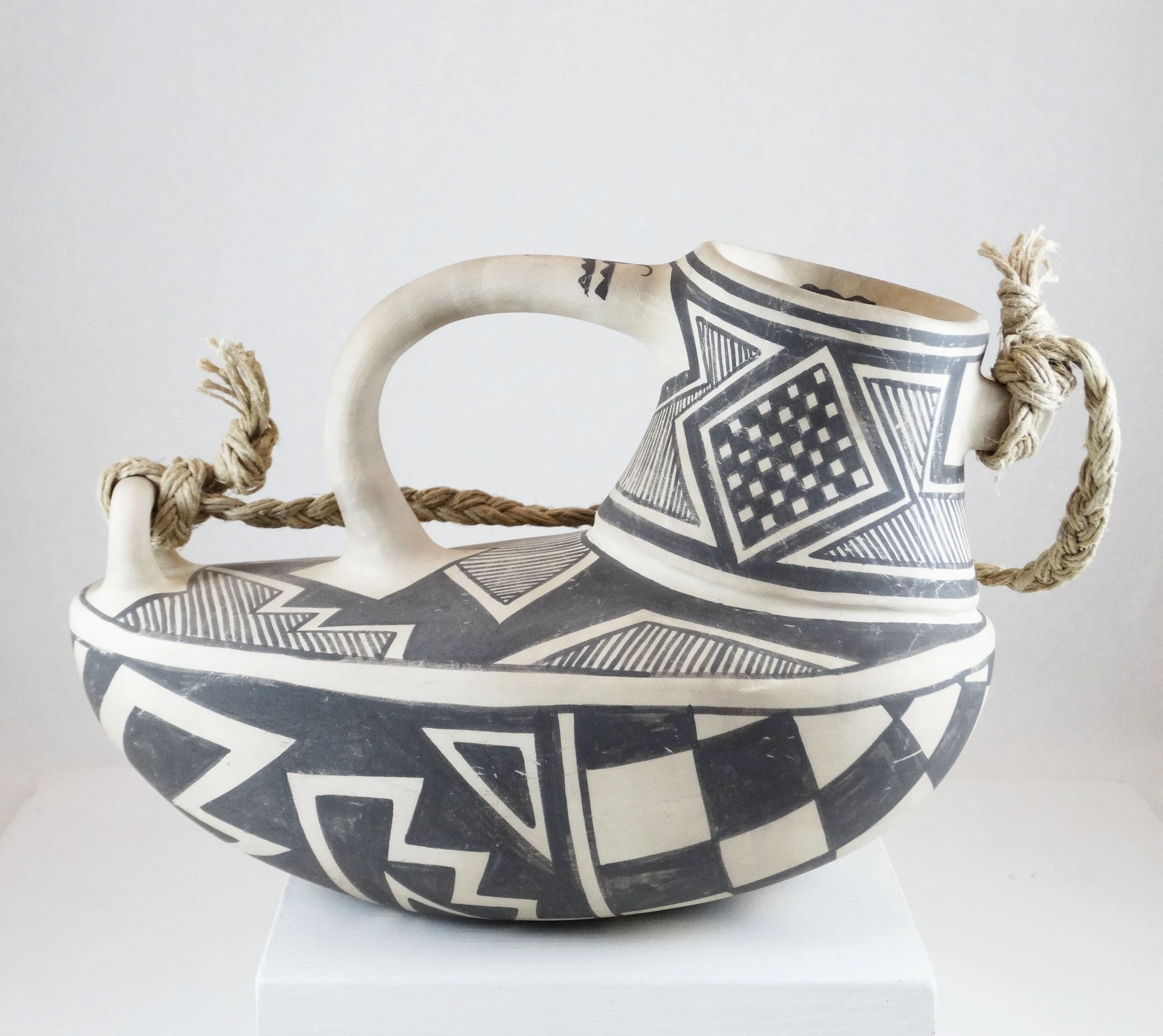 Tesuque Pottery Rain God Figurine — Morning Star Gallery