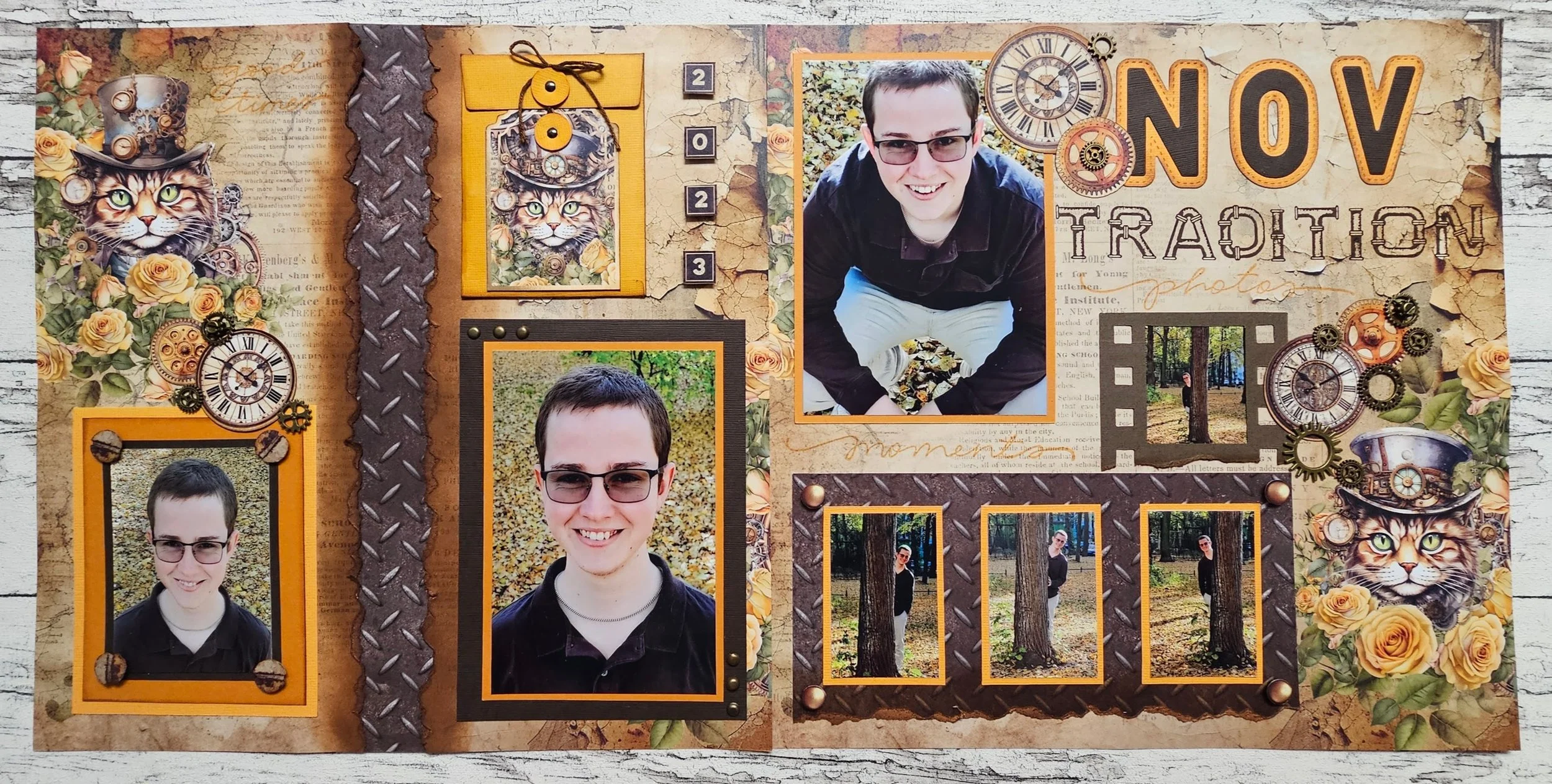 Double spread Scrapbook Page — Belinda Basson