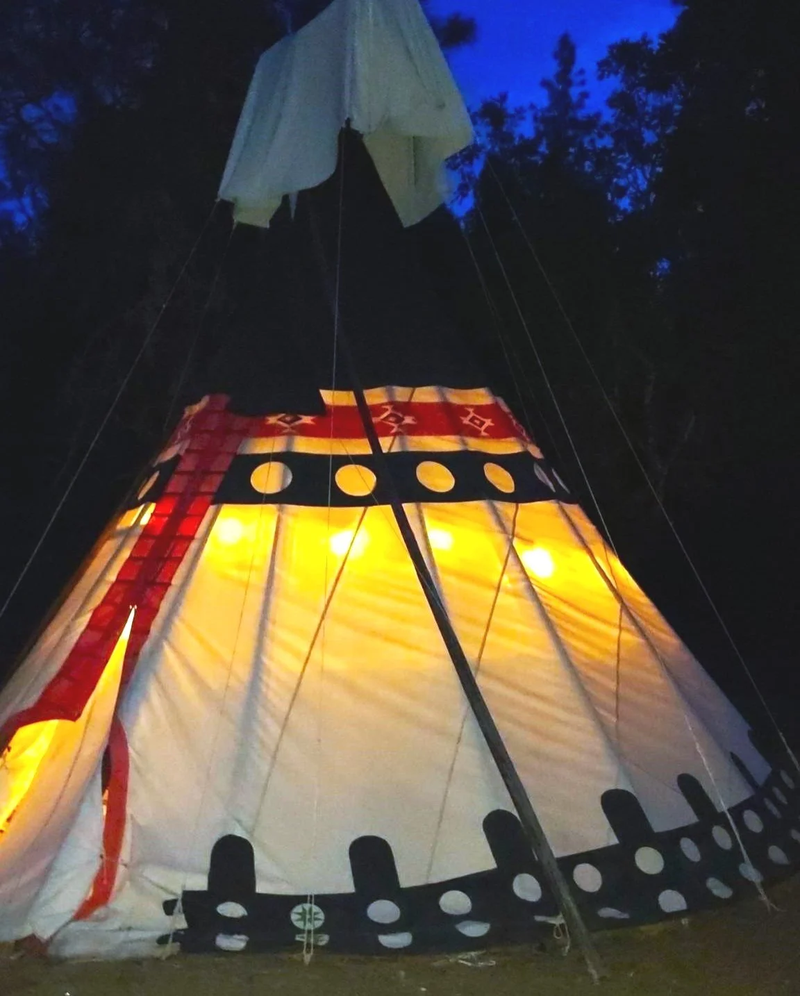 Luxury Glamping Tipis — Lone Mountain Resort Park