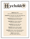 Truffle Dinner — Hyeholde