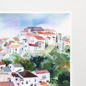 Vancouver, Canada Travel Print I Made in USA Watercolor By Yao Cheng ...