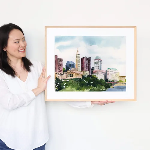 Calming Watercolor Art Prints — Yao Cheng Design