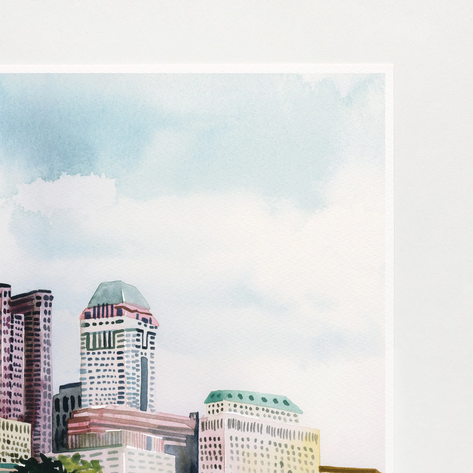 Calming Watercolor Art Prints — Yao Cheng Design