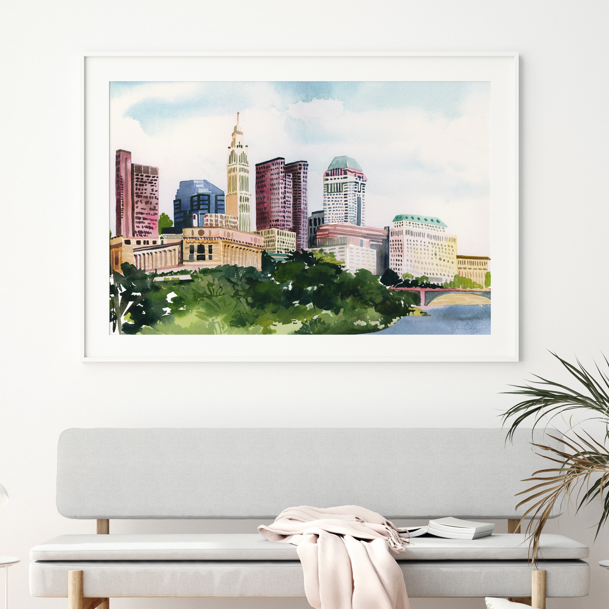 Calming Watercolor Art Prints — Yao Cheng Design