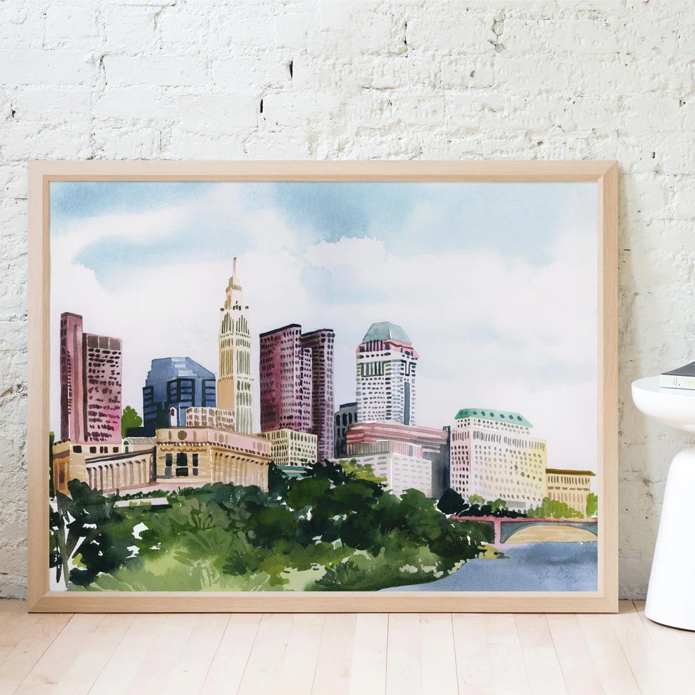 Calming Watercolor Art Prints — Yao Cheng Design