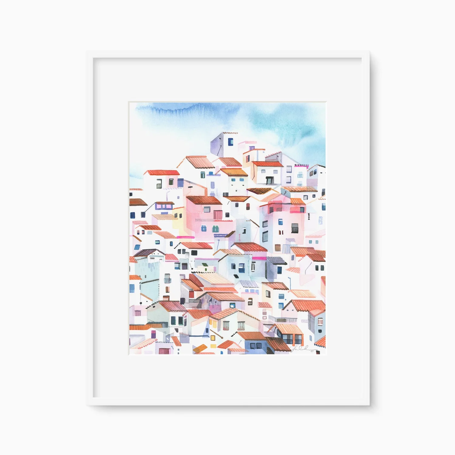 Nature Forest Print I Made in USA I Watercolor Painting Art By Yao ...