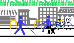 Cane Detectable (ADA Compliant) Racks | Sportworks — Sportworks