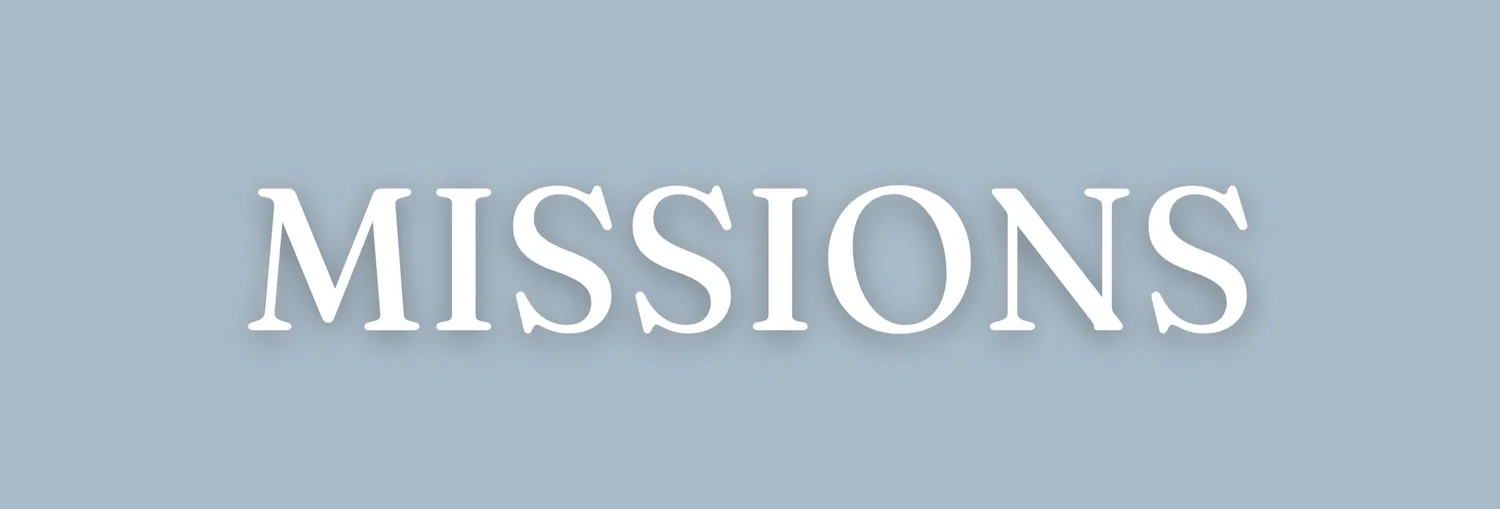 Missions — COMMUNITY BIBLE CHURCH