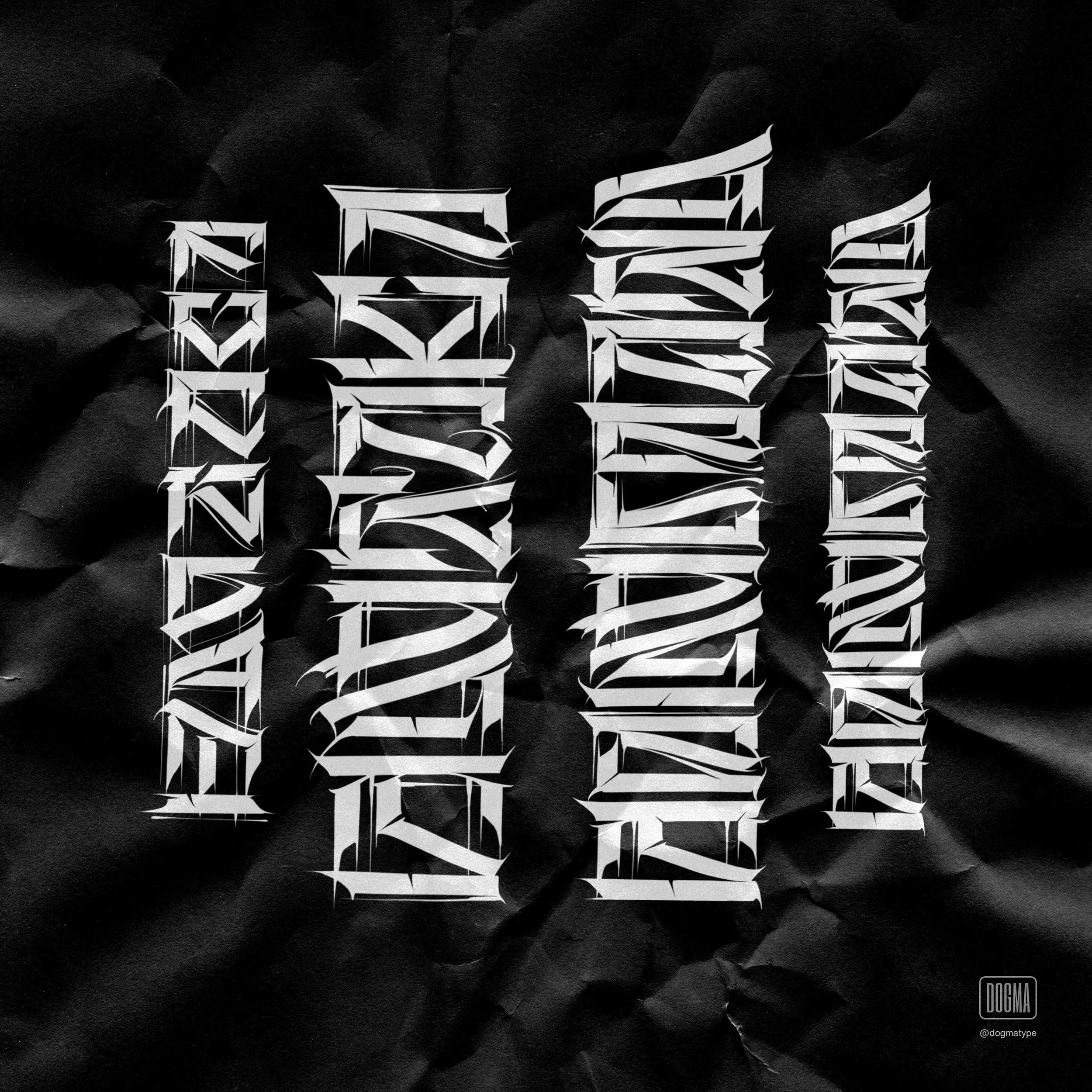 Dogma - Fvckdat · Dark Lettering Design