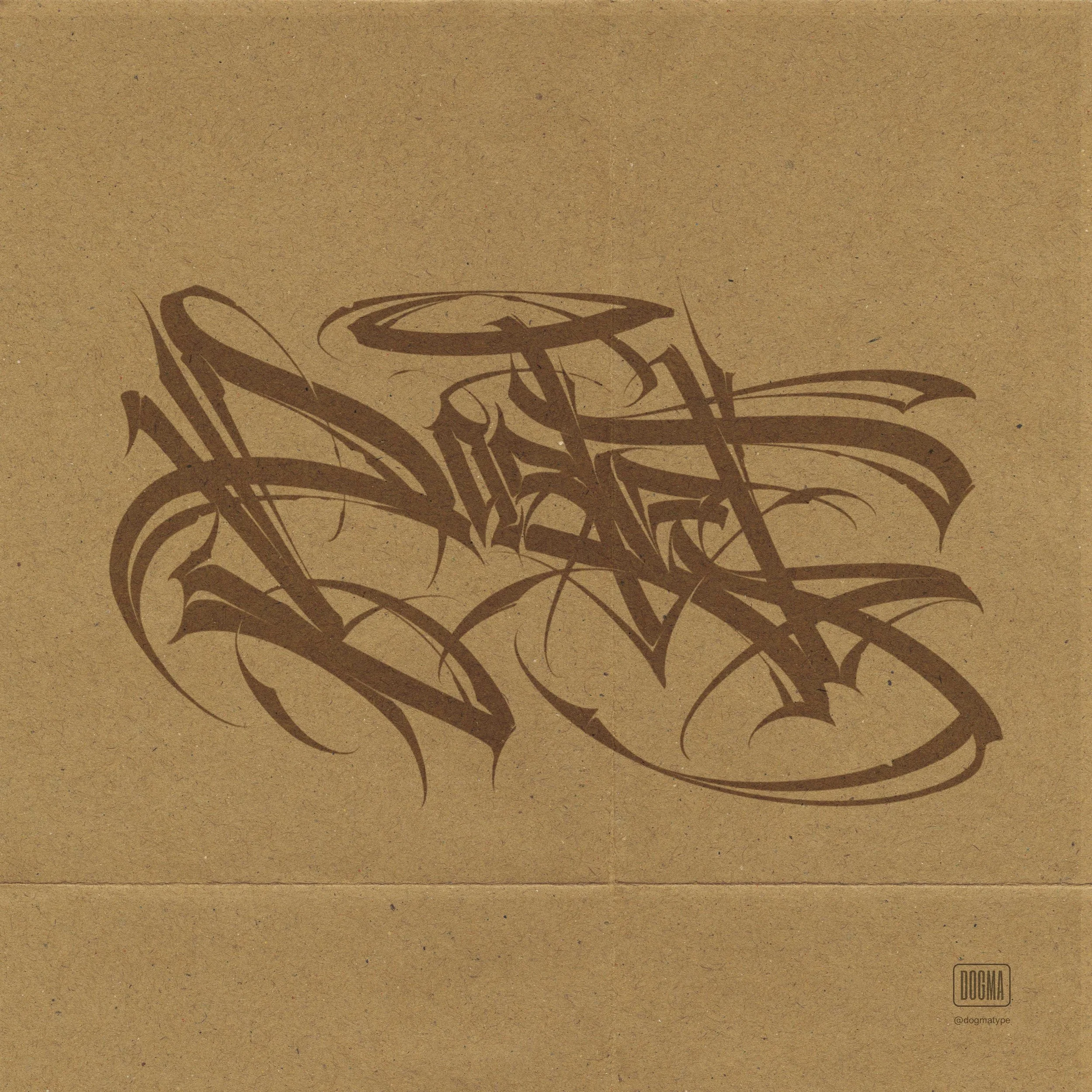 Dogma - Pastel · Dark Lettering Design