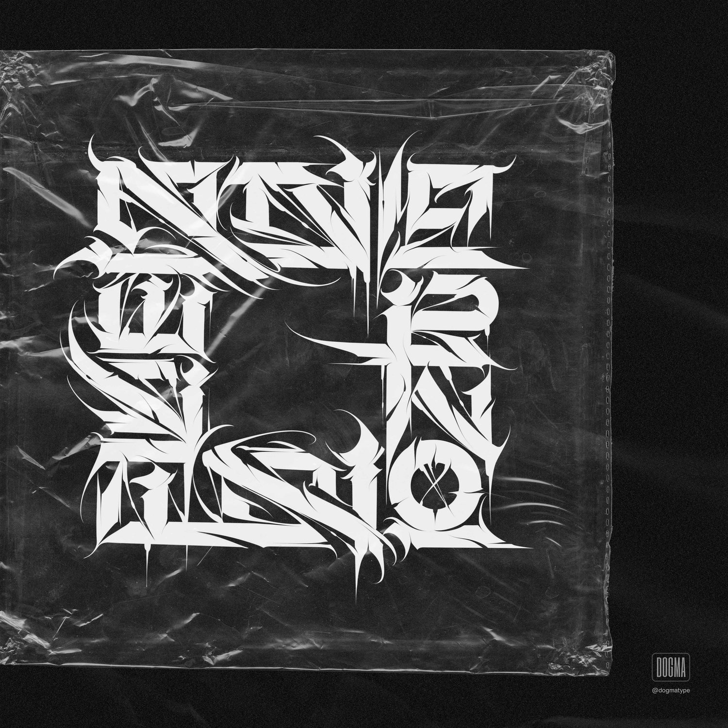 Dogma - Inner Vision Collective · Dark Lettering Design