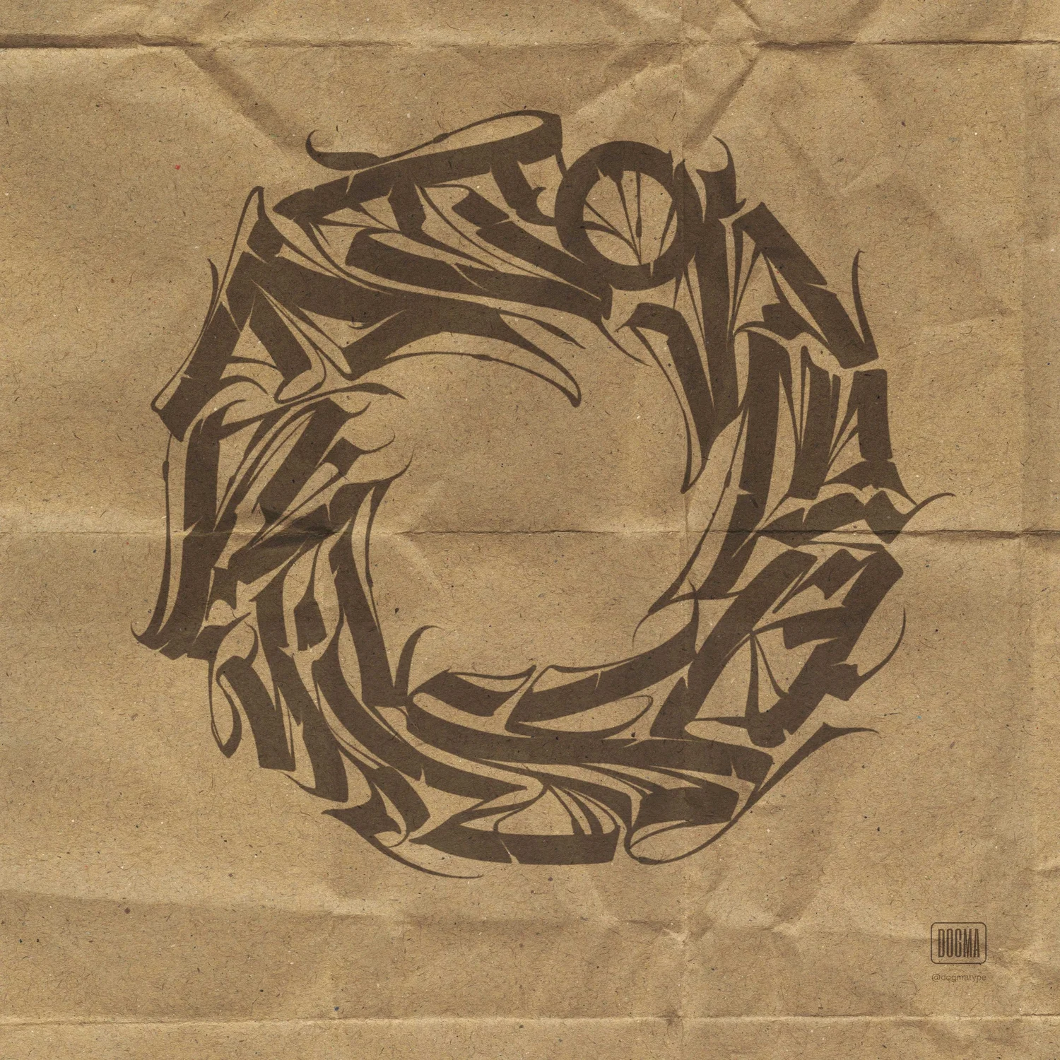Dogma - Circle II · Dark Lettering Design