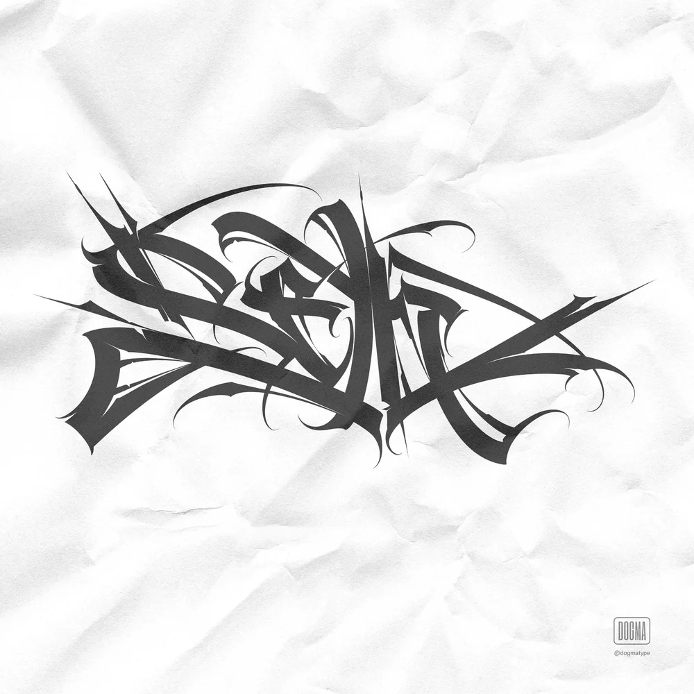 Dogma - Seth · Dark Lettering Design