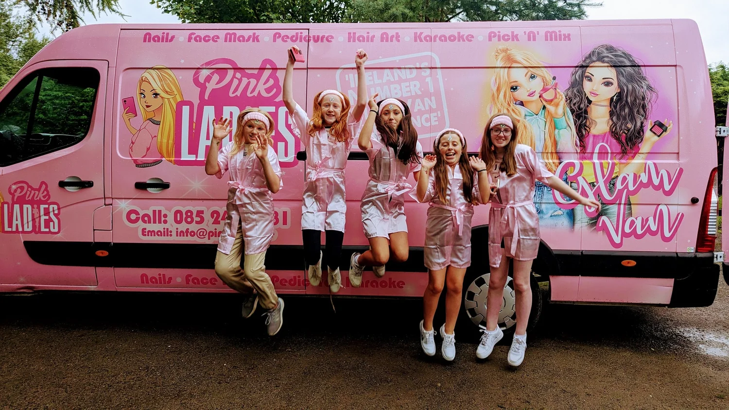 Pink Ladies Glam Van
