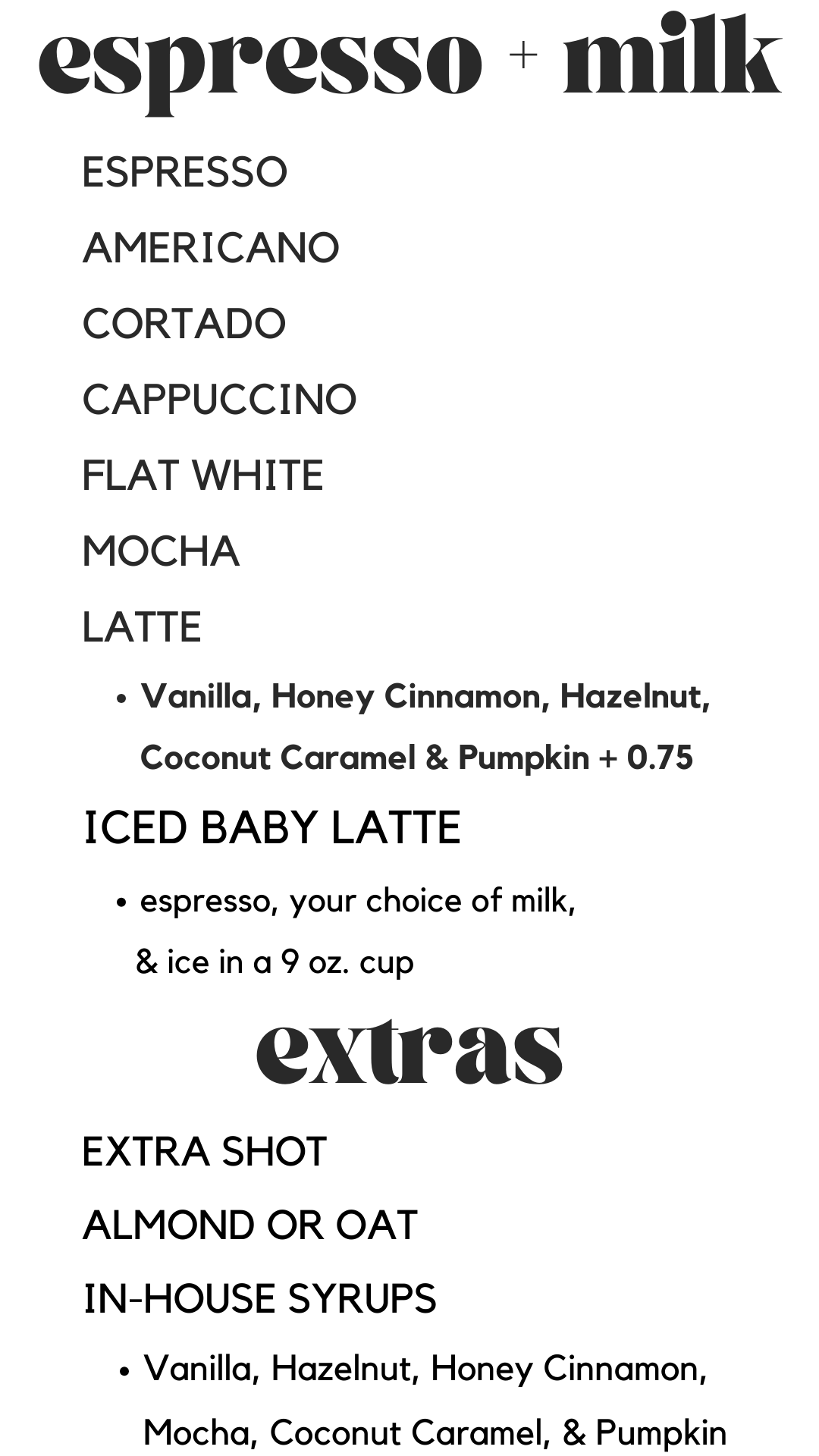 Coffee & Drinks — Loki Coffee | Salt Lake, Utah