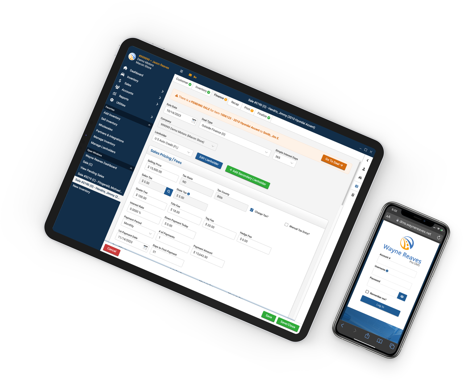 Dealer Management Software (DMS) for Auto Dealers — Wayne Reaves