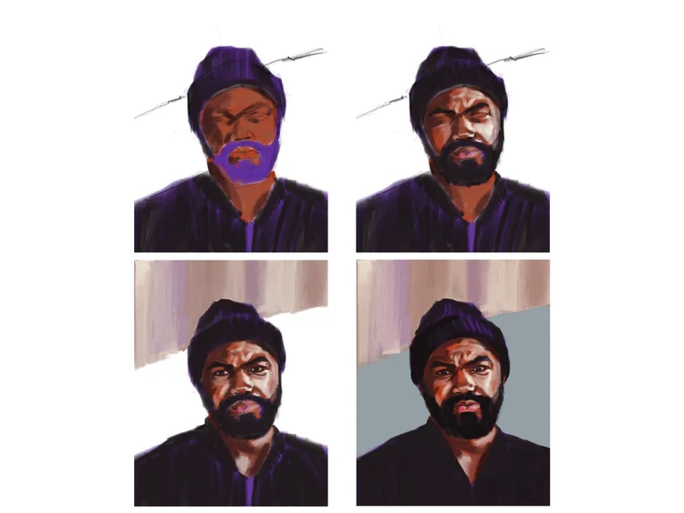 Portrait Study Utilizing Oil Painting Process Within Procreate Drawnbymac