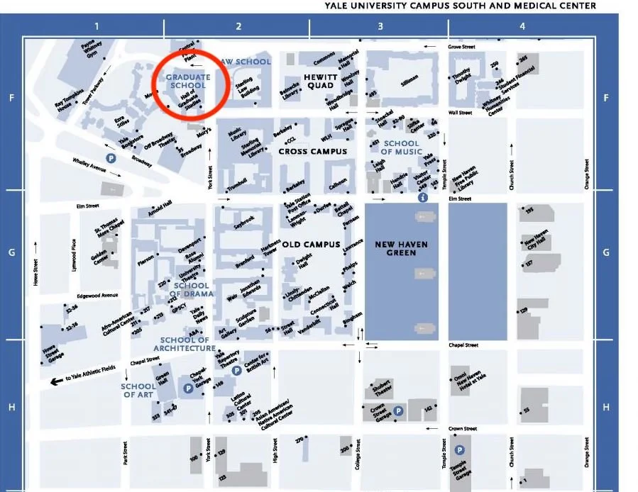 Yale Campus Map