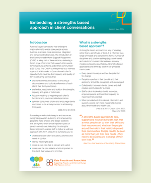 Wellness & Reablement Resources — SSD Connect